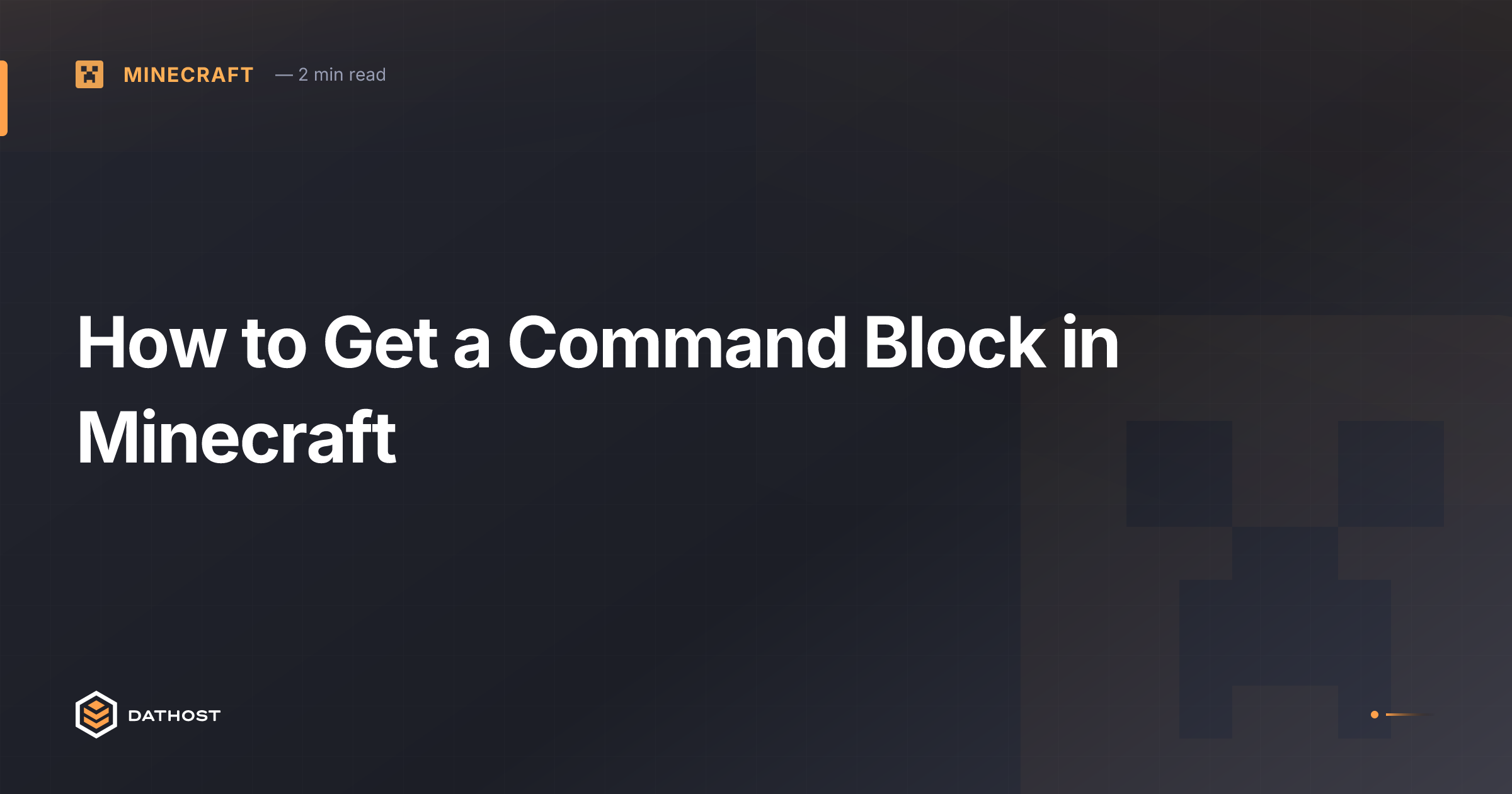 How to Get a Command Block in Minecraft