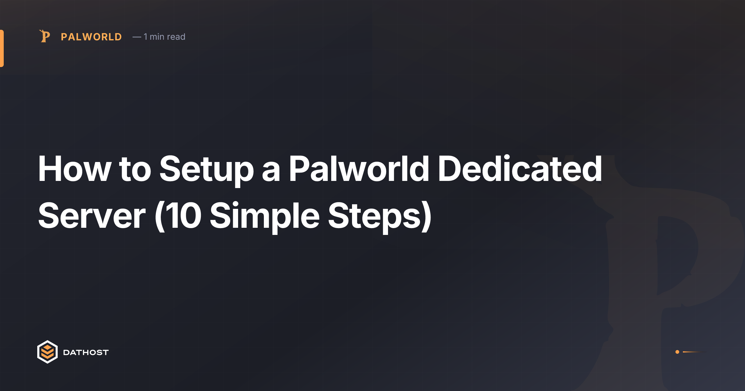 How to Setup a Palworld Dedicated Server