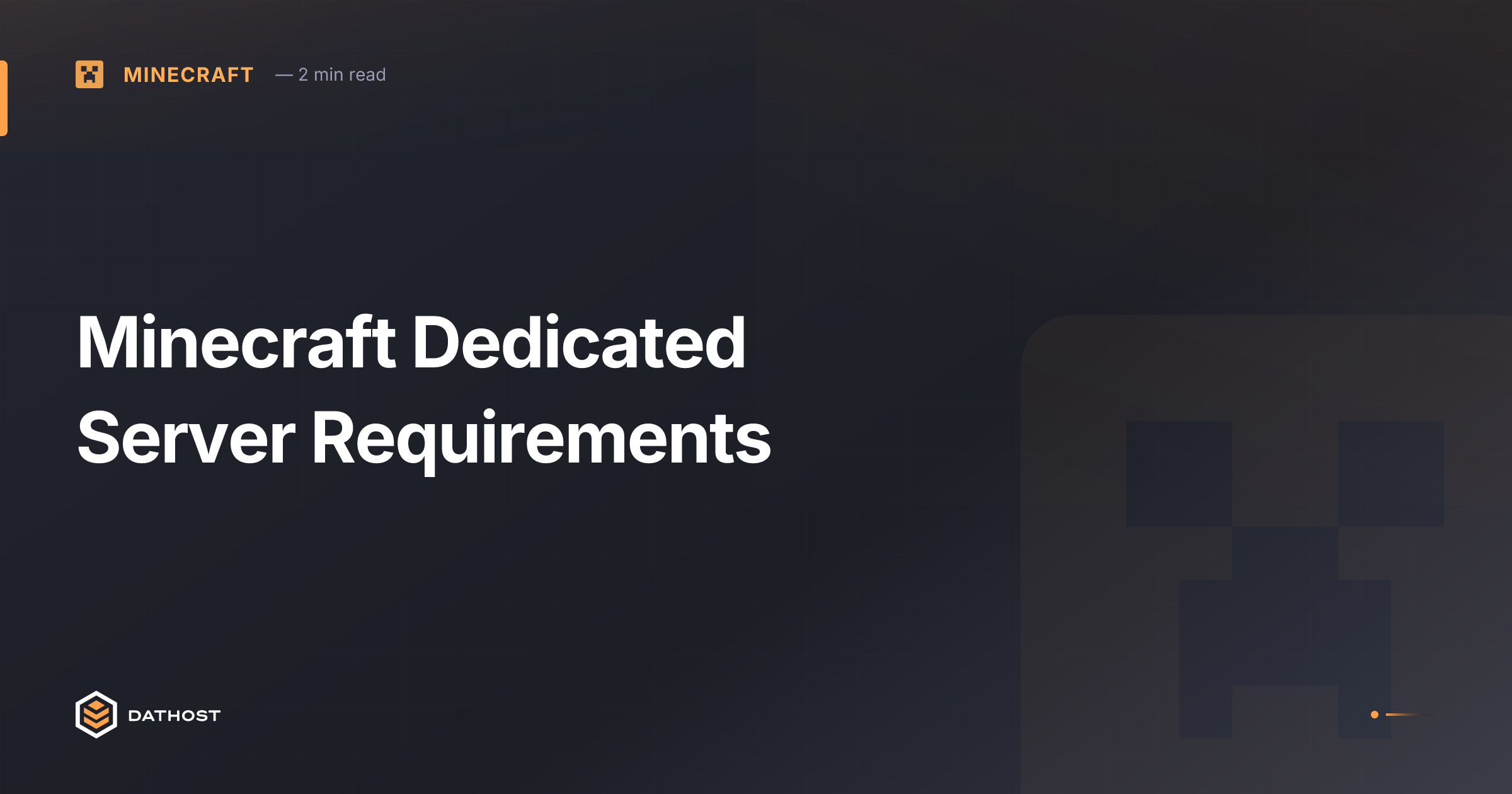 Minecraft Dedicated Server Requirements